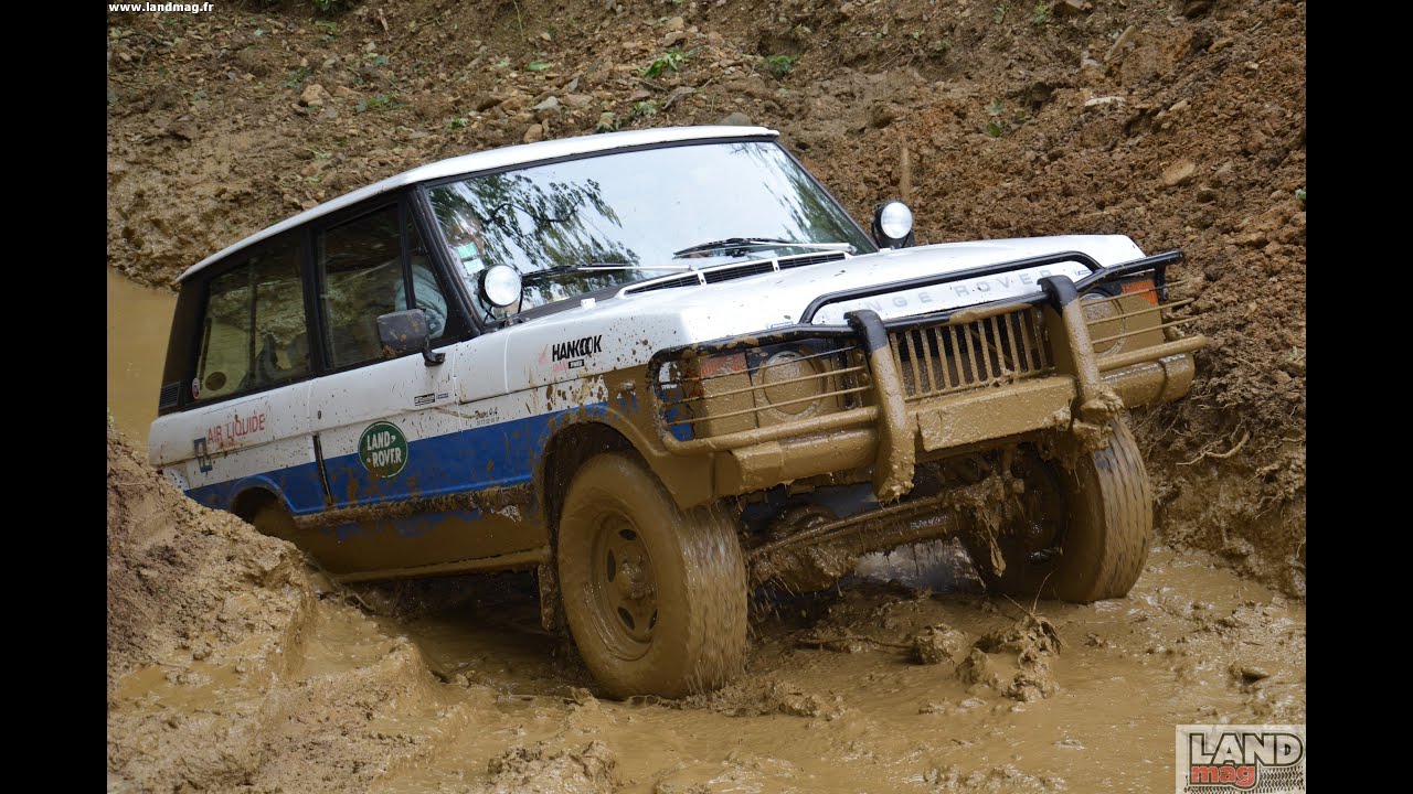 Range Rover V8 Offroad in Mud - Land Rover Classic - YouTube