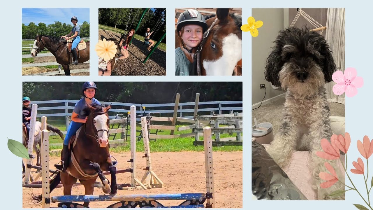 *Chaotic* Tuesday vlog! sleepover + boys + horse back riding and more ...