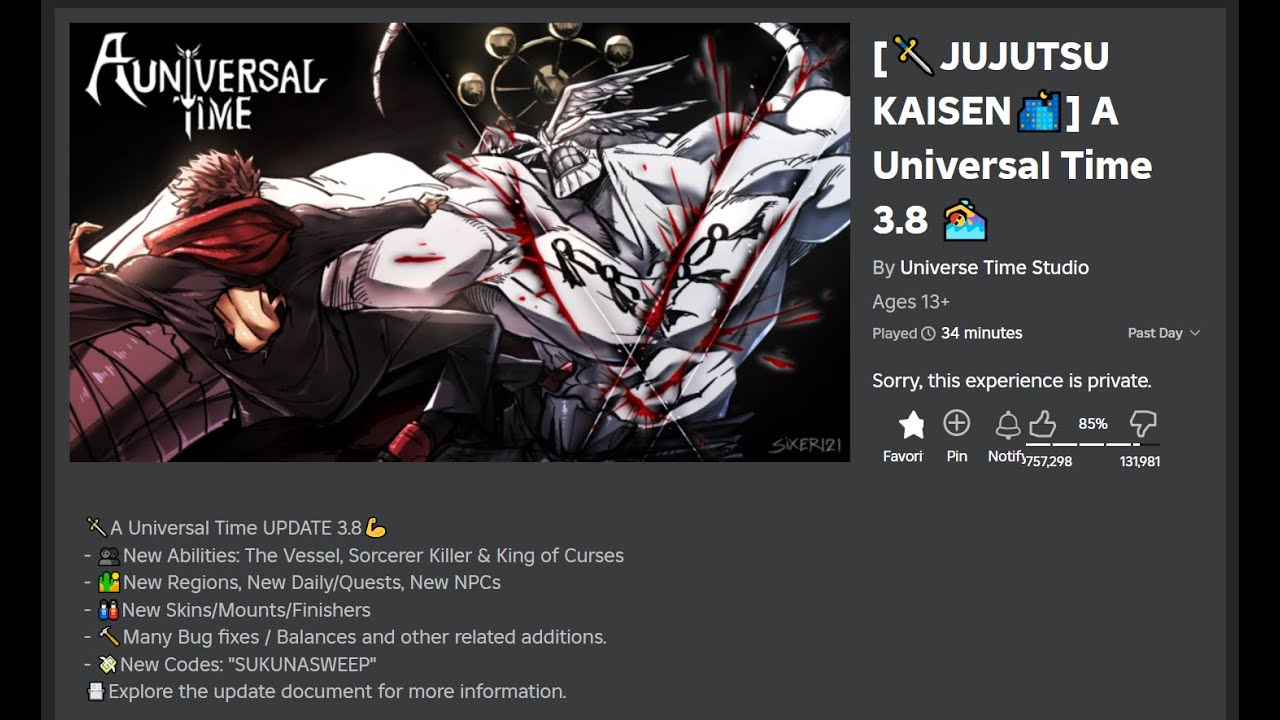 AUT JJK Update Part 2 - YouTube