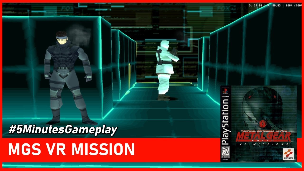 Metal Gear Solid VR Missions PS1 Gameplay Review In 5 Minutes - YouTube