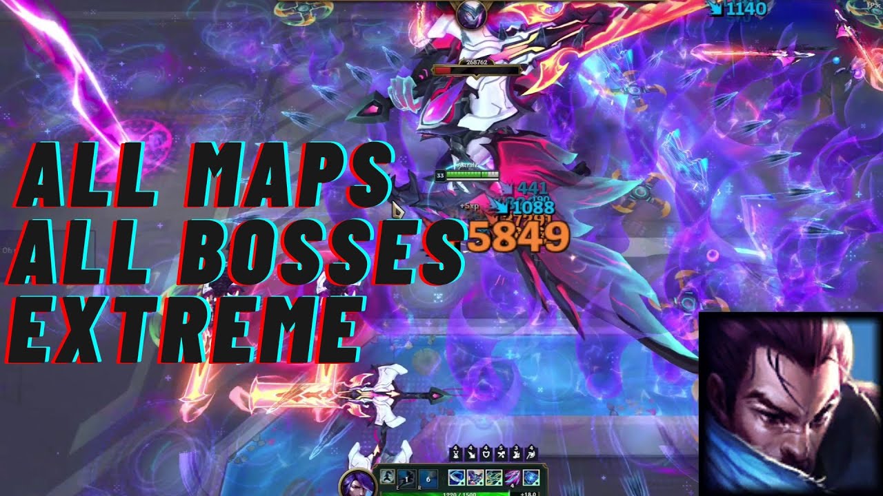 Swarm Extreme All Maps All Bosses (Solo-Yasuo) - YouTube