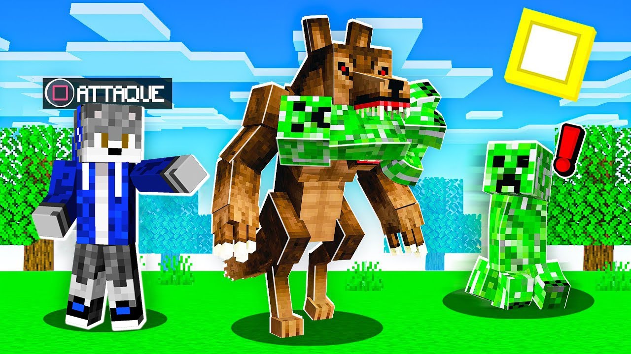 J'ADOPTE UN LOUP GAROU DANS MINECRAFT !! | Map Minecraft - YouTube