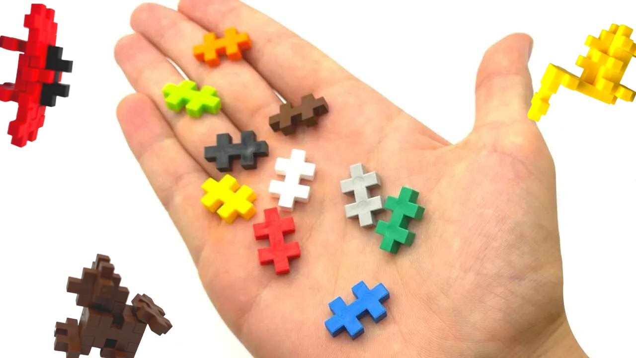 Easy Plus-Plus Animal Ideas Using 10 Blocks Or Less - YouTube