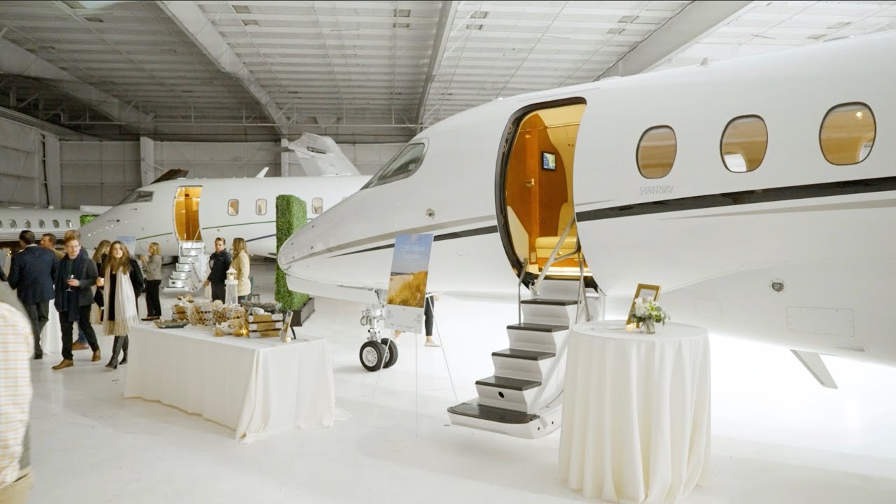 Schubach Aviation x Khaki Wennstrom Event - YouTube