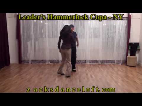 Copa: Leader Hammerlock Hold -NY Salsa Style - YouTube