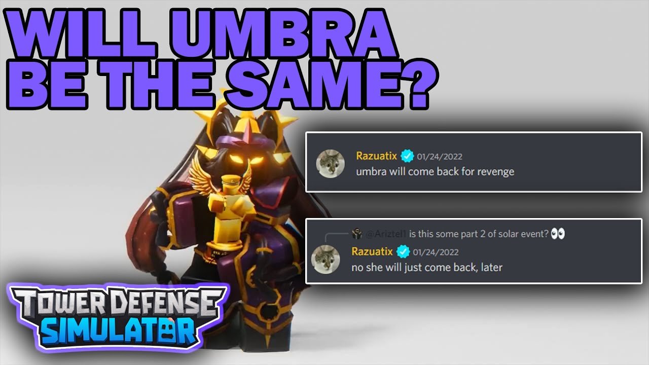 Will Umbra Be The Same If She Comes Back? | ROBLOX - YouTube