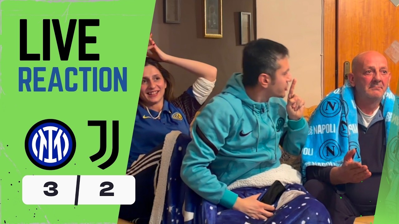 "LADRI, LADRI, LADRI"‼️ INTER-JUVENTUS 3-2 la live reaction - YouTube