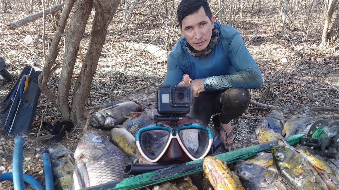 pesca sub! 10 vezes mais quebrando o medo da pesca sub é assim@Vida-no ...