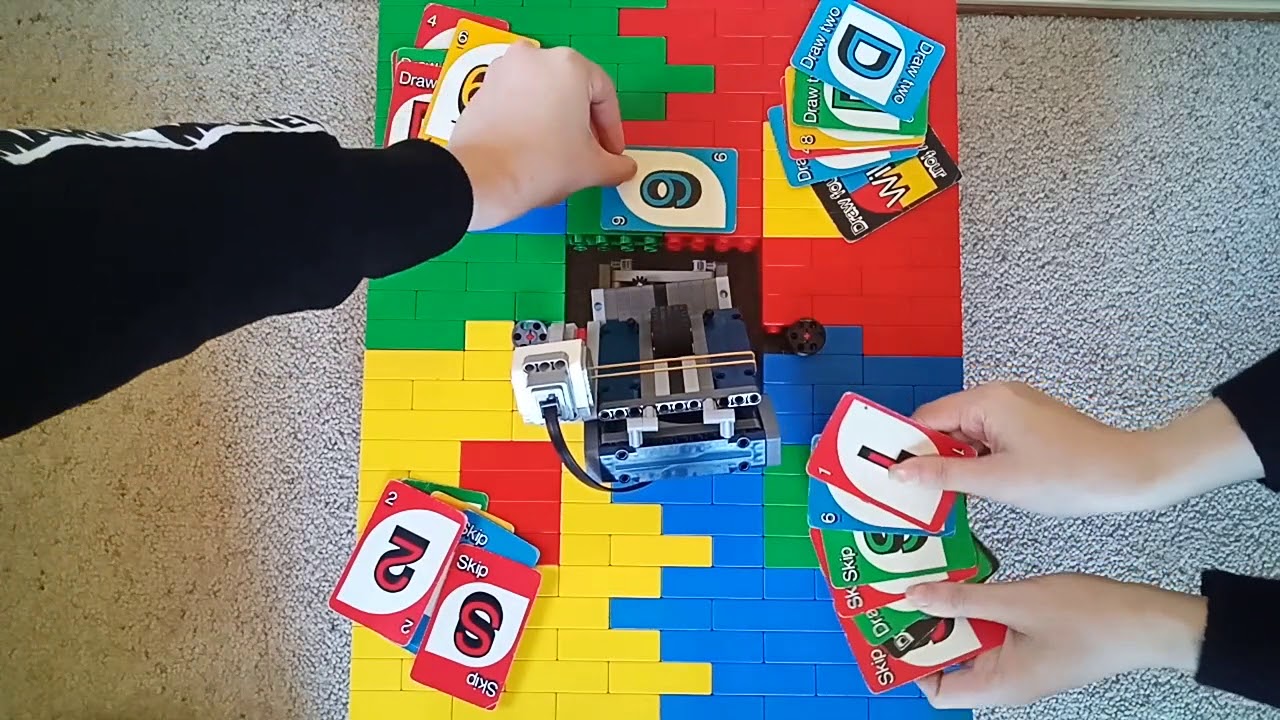 Lego Technic Uno Card Dealer - Lego Mindstorms - YouTube