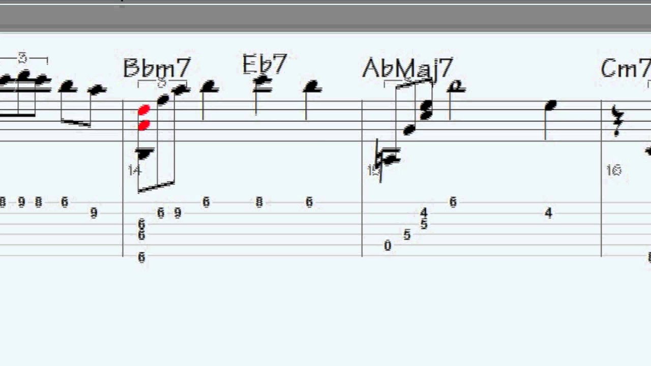 Reflections Chord Melody - YouTube