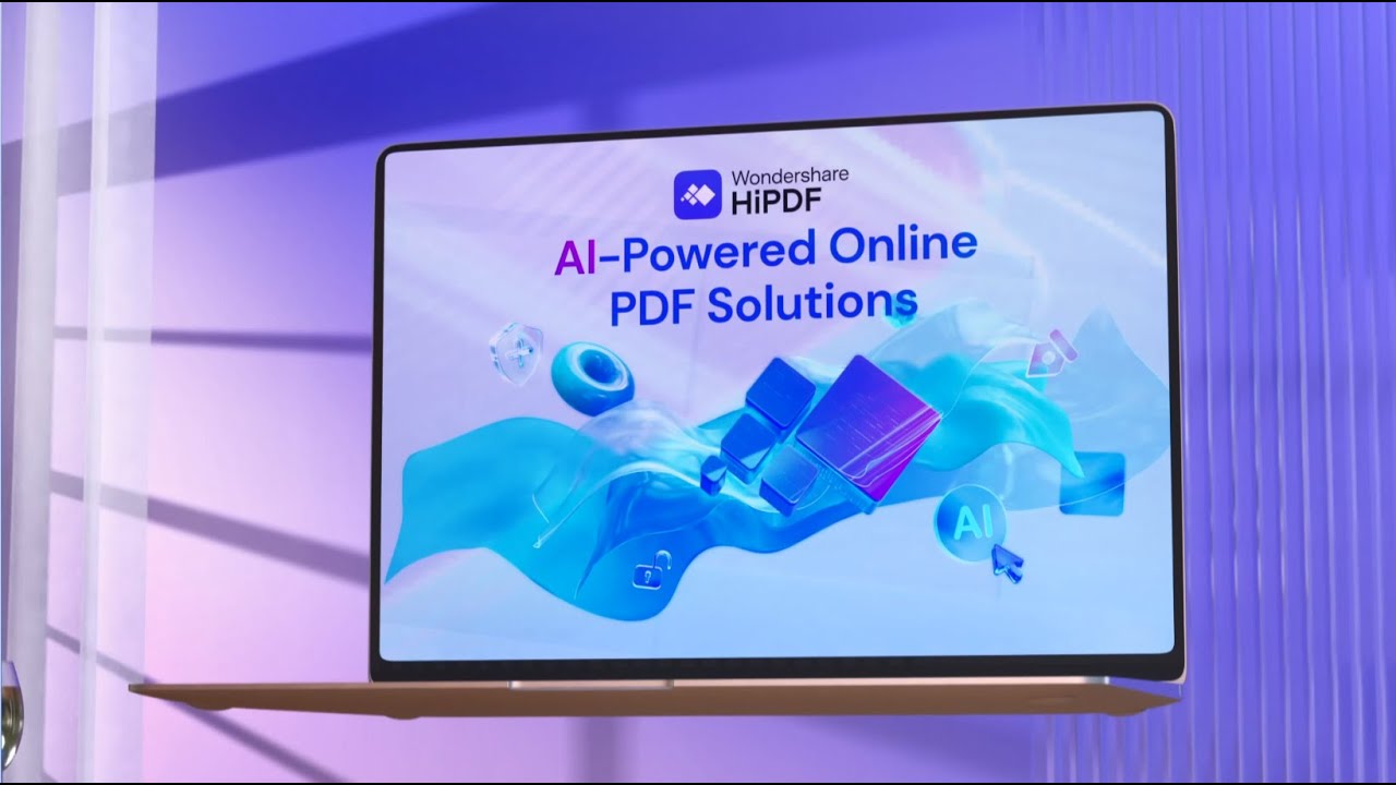 Wondershare HiPDF: AI-Powered Online PDF Solutions - YouTube