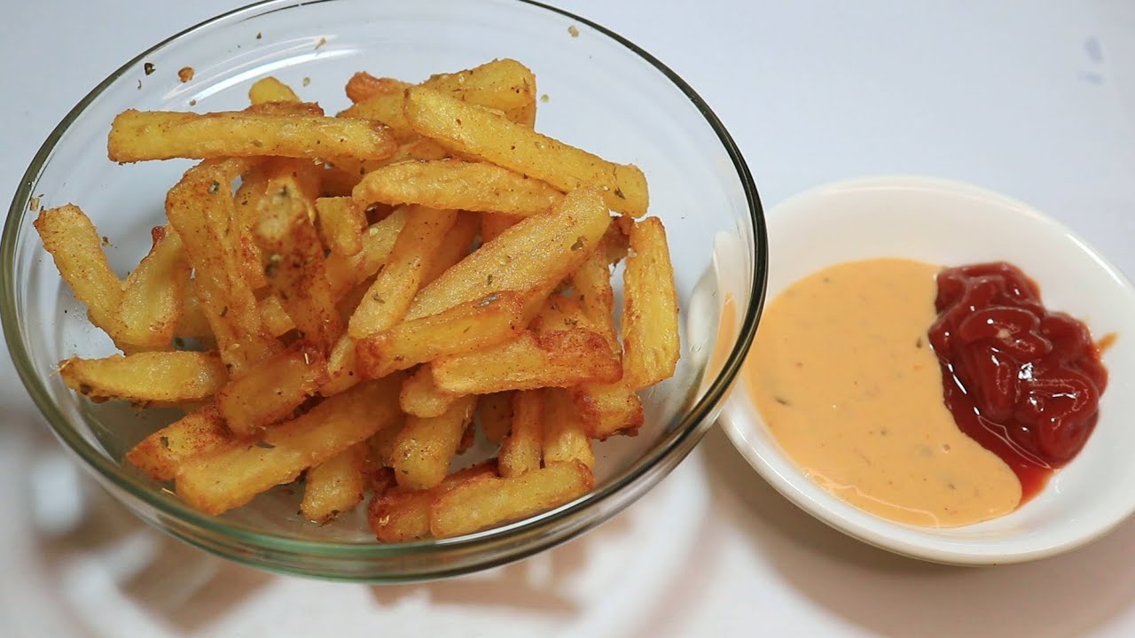 Wie man Pommes Frites zu Hause macht!Perfekte knusprige Pommes Frites ...