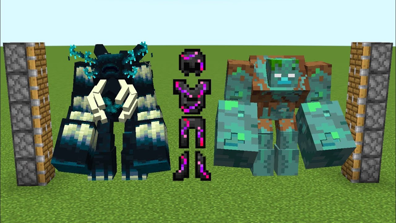 all golems combined = ???Mutant warden + Mutant drowned + Meteorite ...