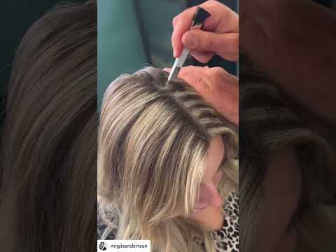 Amazing Instant #highlights Transformation Using Color Wow #rootcoverup in Platinum!