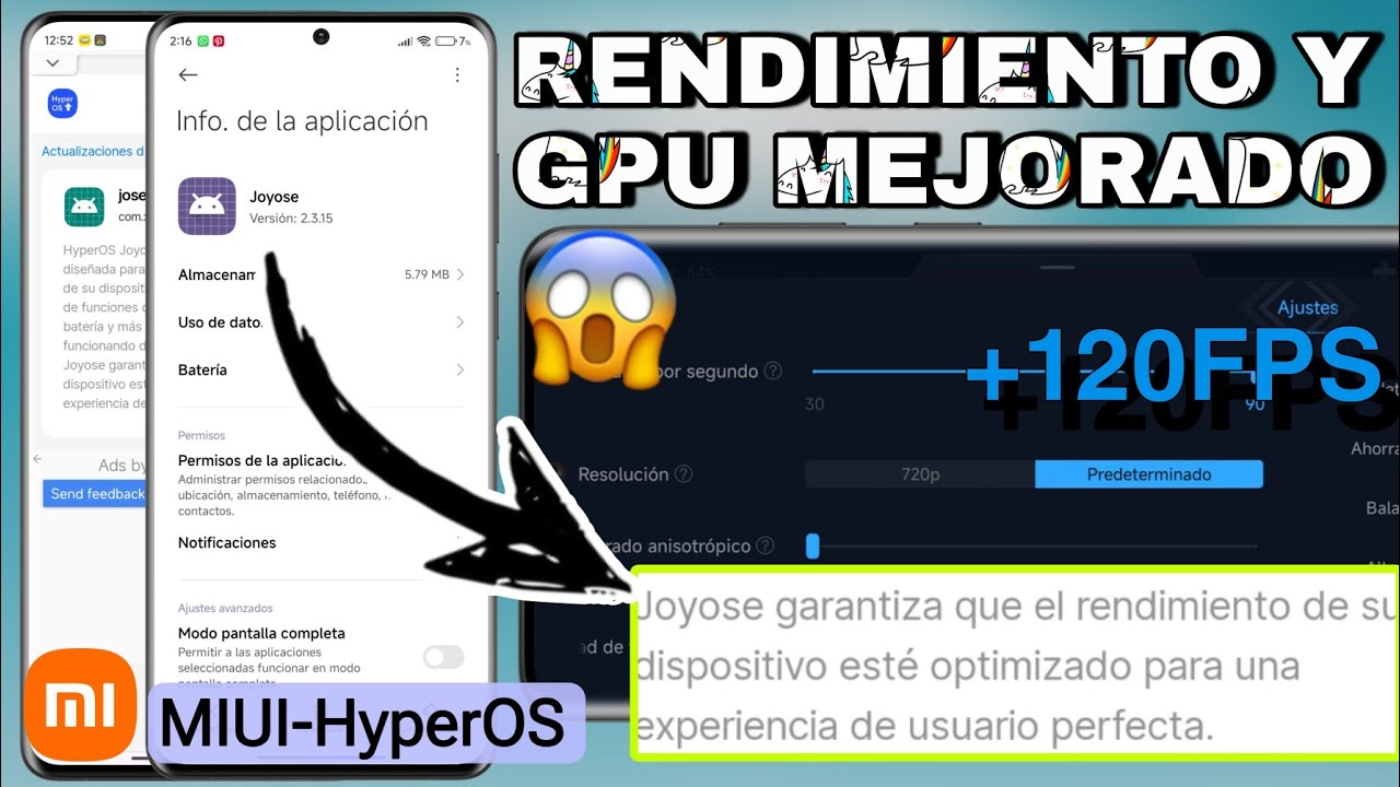 🚀SUPER RENDIMIENTO EN CUALQUIER XIAOMI | NUEVA APP JOYOSE PARA TODOS ...