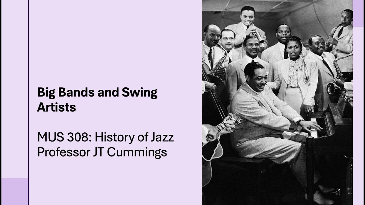 1.4 Big Bands and Swing Artists MUS 308 - YouTube