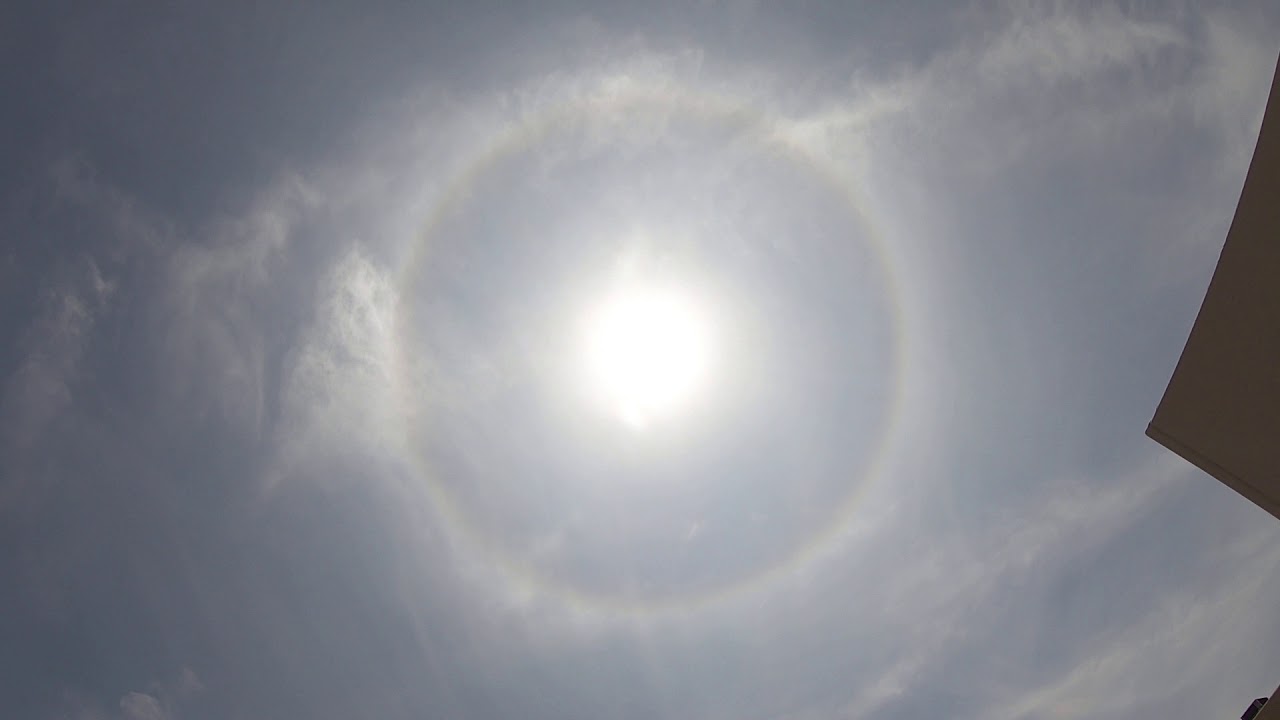 Ring around the sun 6-24-2020 - YouTube