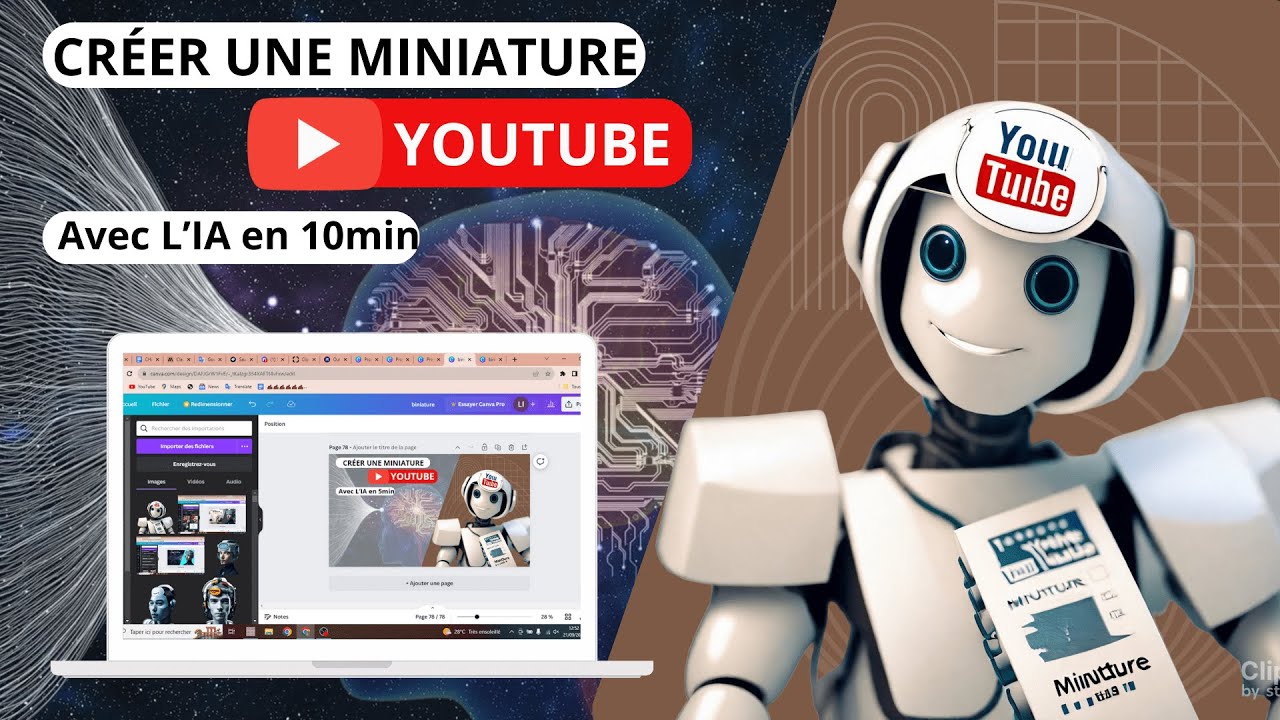 Comment l'IA Crée des Miniatures YouTube Pro en 10 Minutes:Tutoriel d ...