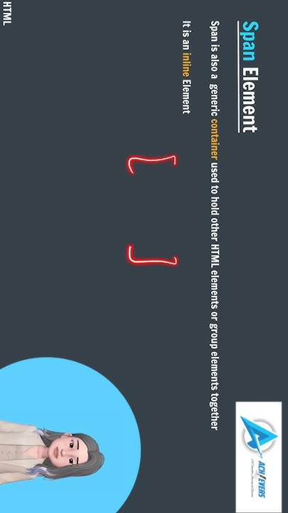 Unlock the Power of span in HTML! | Web Dev Basics - YouTube