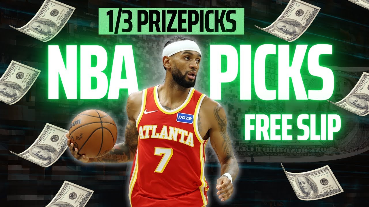 BEST NBA PRIZEPICKS TODAY | 1/3 FREE SLIP + GIVEAWAY! - YouTube