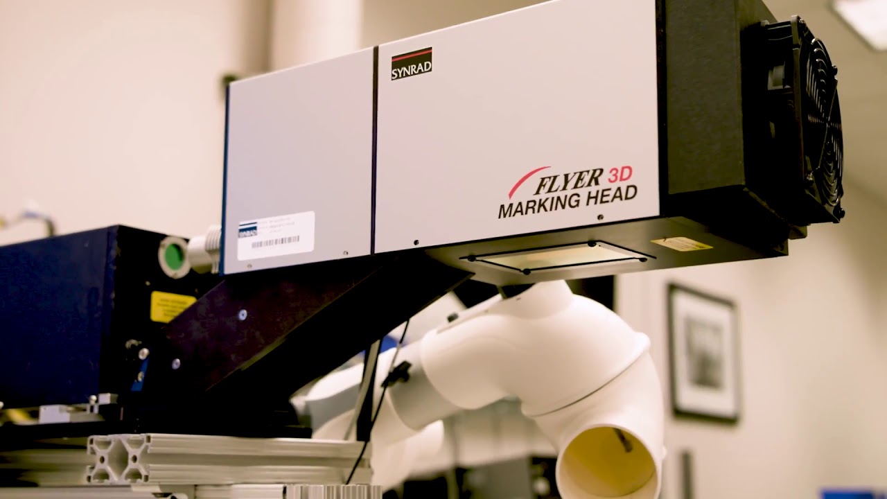 [Synrad]Digital Label Cutting with a Synrad CO2 Laser - YouTube
