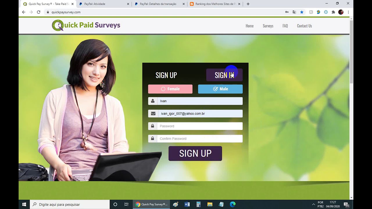 Quick Paid Survey Paga? Veja Como Funciona + Prova de Pagamento no ...