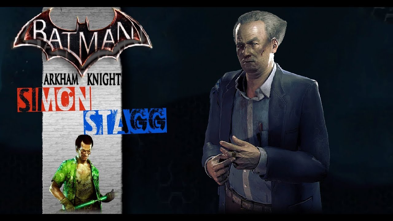 BATMAN ARKHAM KNIGHT - INTERROGANDO SIMON STAGG - YouTube