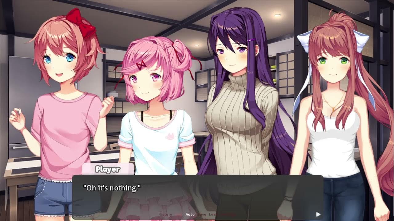 Christmas Dinner With The Club (A DDLC Fan Mod) - YouTube