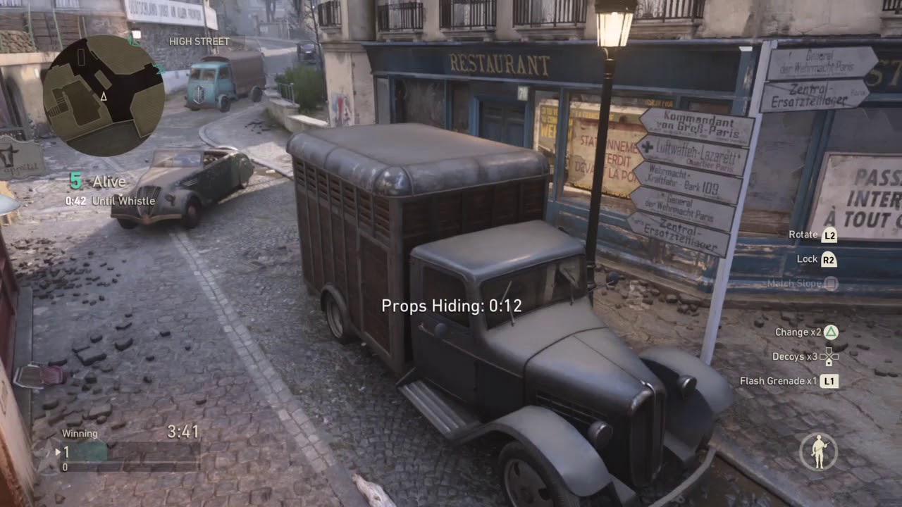 WW2 Prop Hunt occupation hiding SPOT 2 - YouTube
