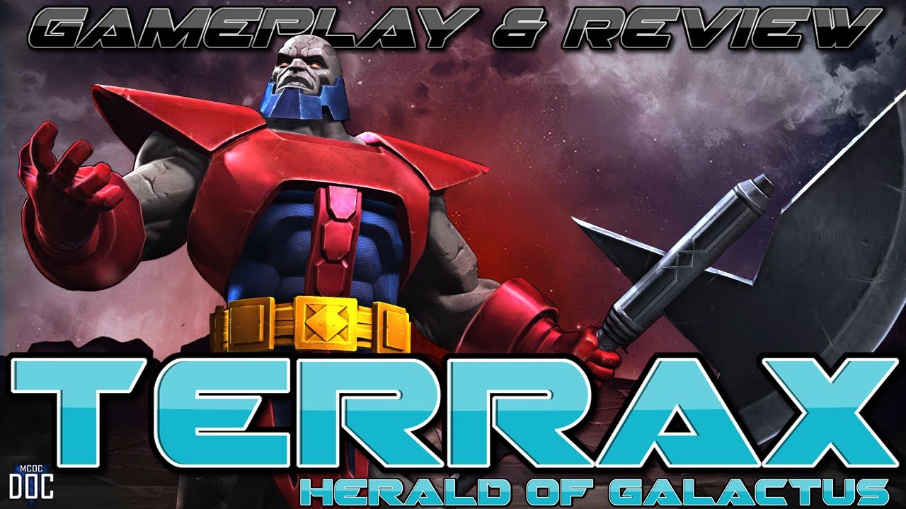 [MCOC] Terrax Complete Review! Big guy with a big axe but little Damage ...