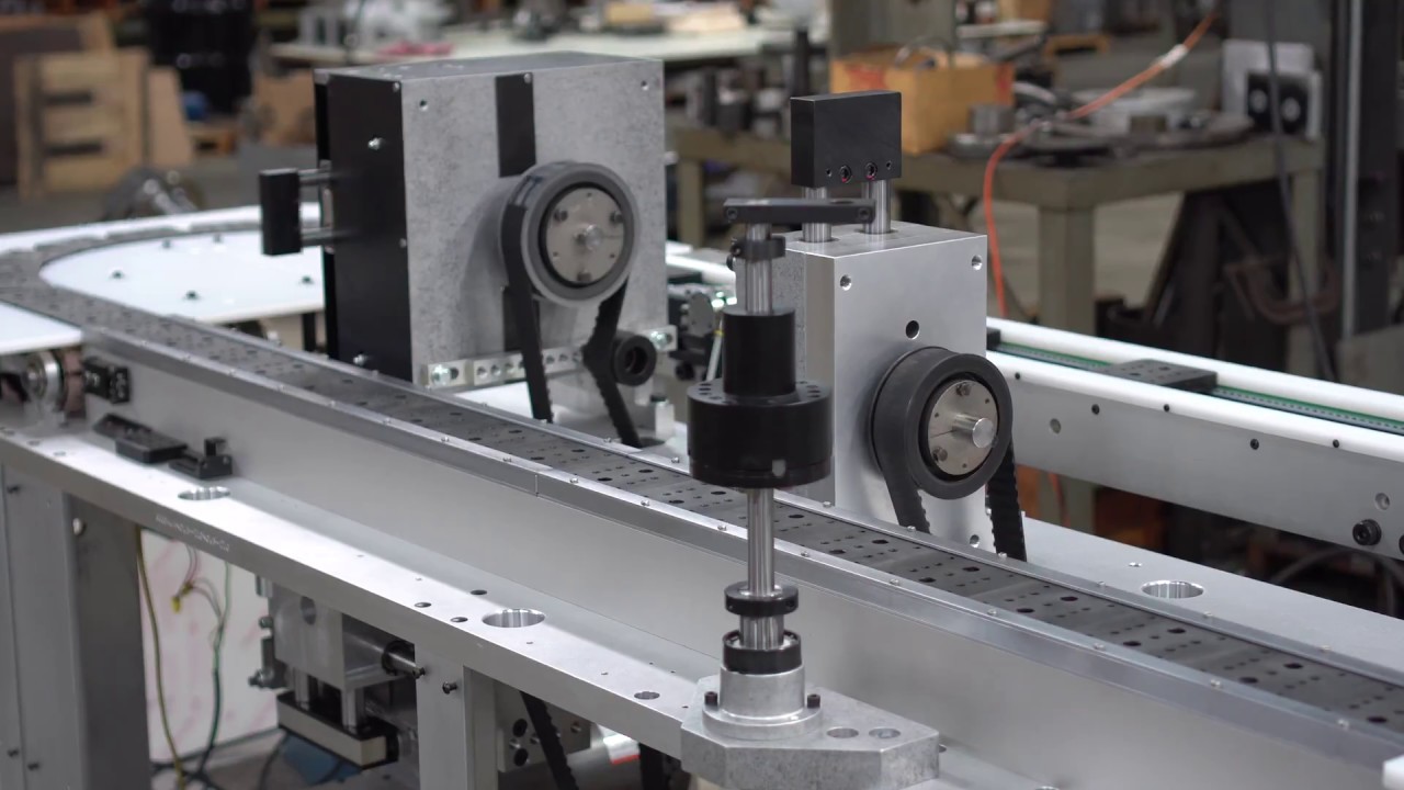 Stelron Conveyor Walking Beam Chassis - YouTube