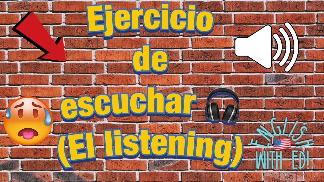 Ejercicio de escuchar: Nivel avanzado (El listening) - YouTube