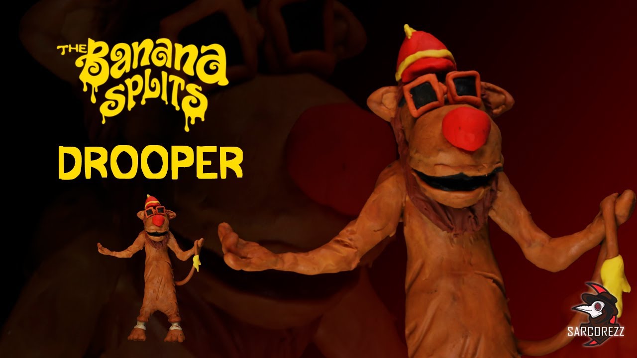 DROOPER the banana splits en plastilina / How to do DROOPER in clay ...