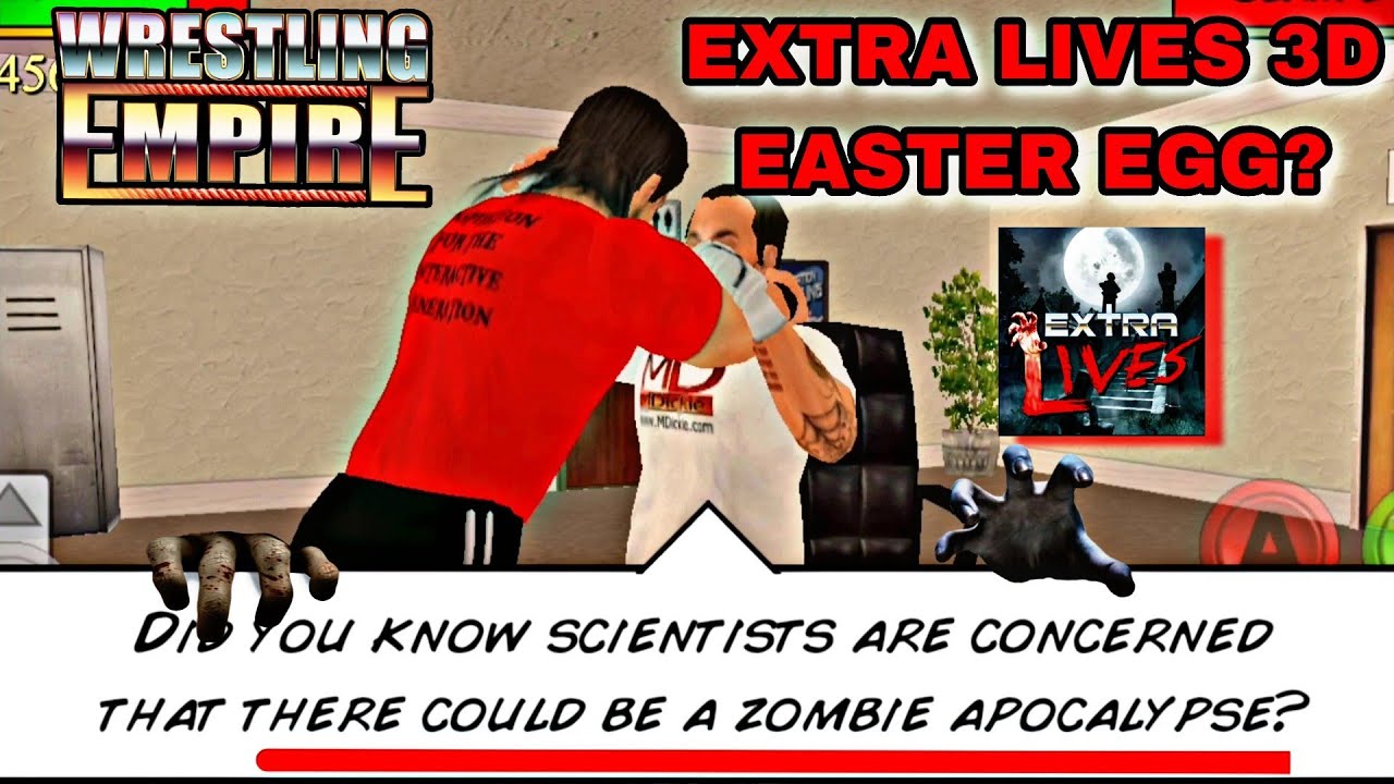 EXTRA LIVES EASTER EGG | WRESTLING EMPIRE - YouTube