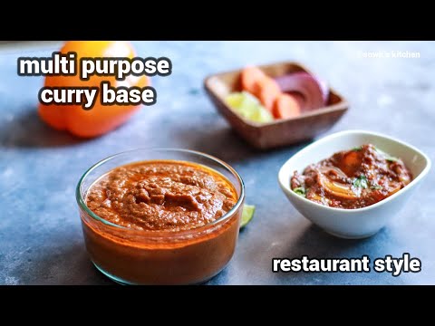 Curry base | Multi purpose curry gravy base | Restaurant style curry ...