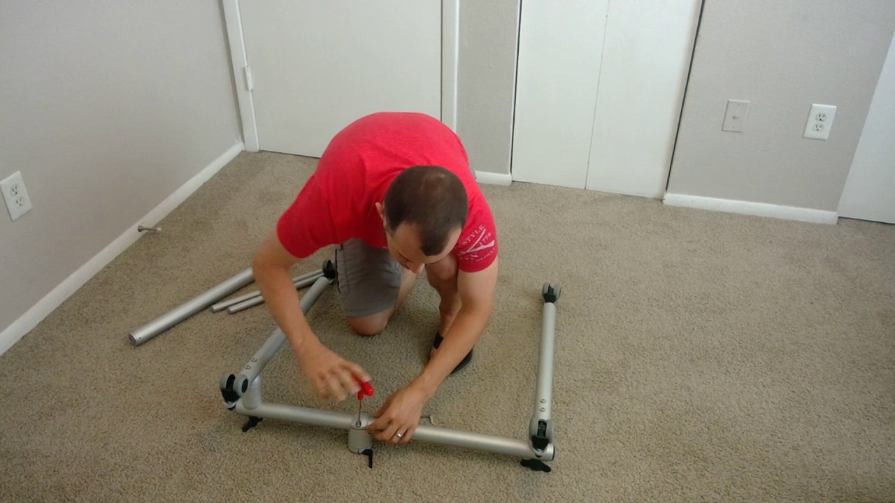 Basic Folding Floor Mount Assembly - YouTube