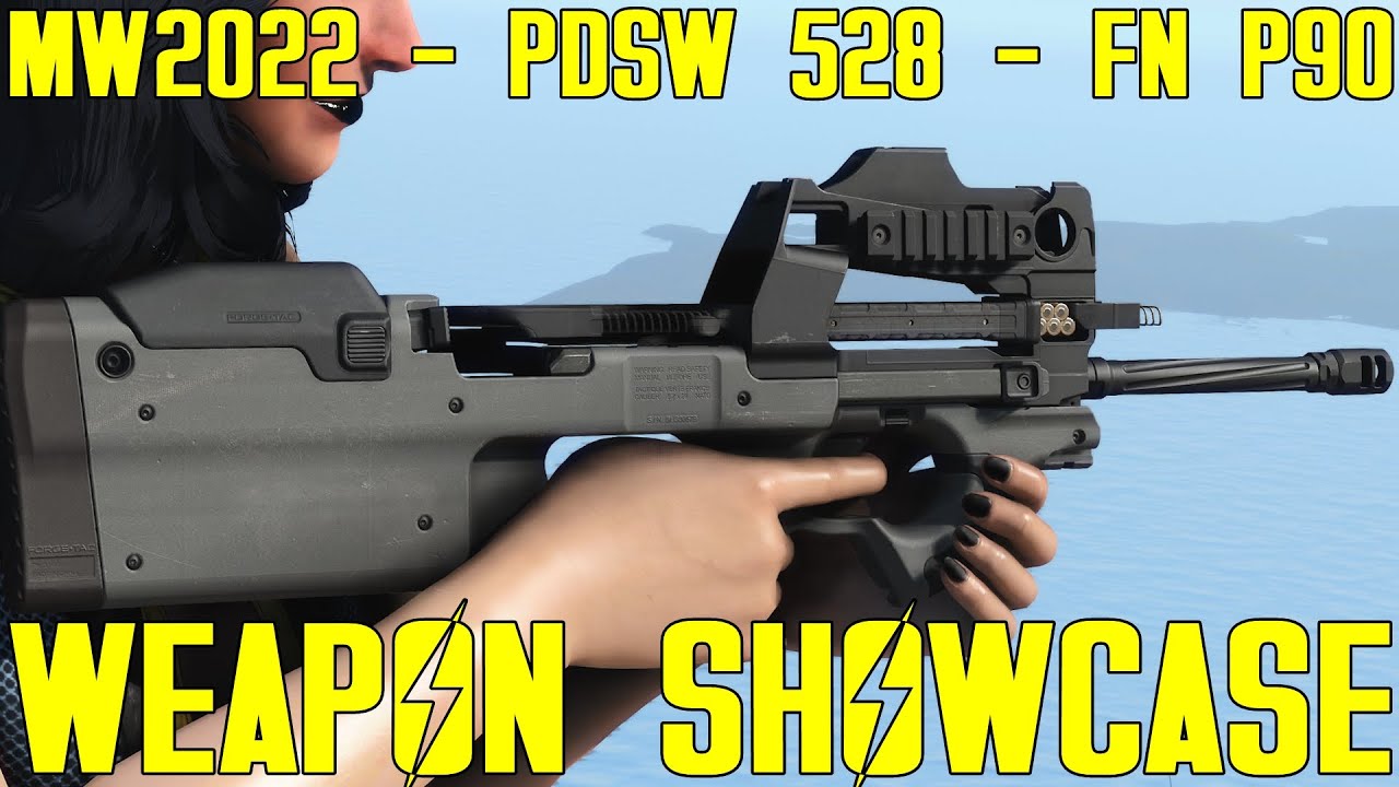 Fallout 4: MW2022 - PDSW 528 - FN P90 - Weapon Mod Showcase - YouTube