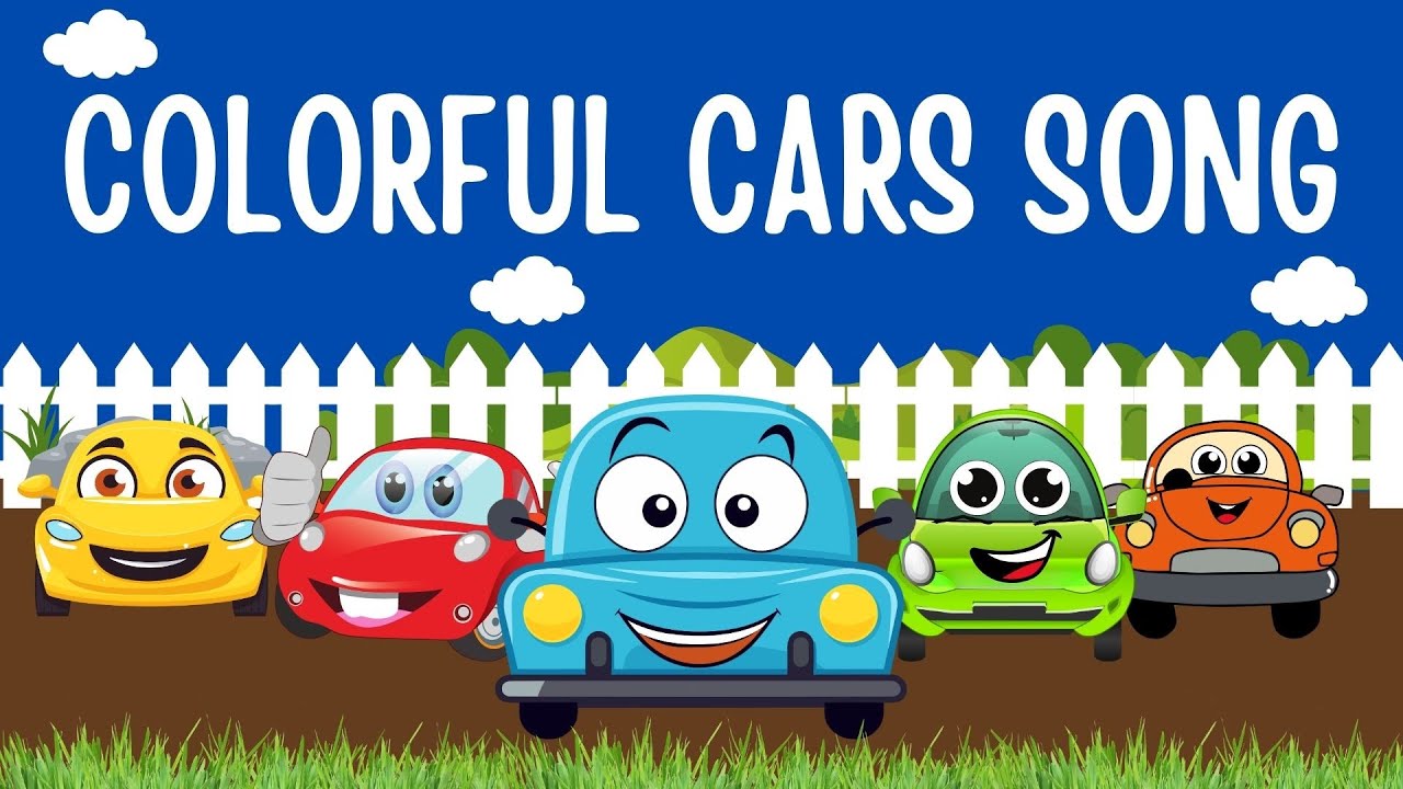 Colorful Cars Song for toddlers | Color Cars | Nursery Rhymes and songs ...