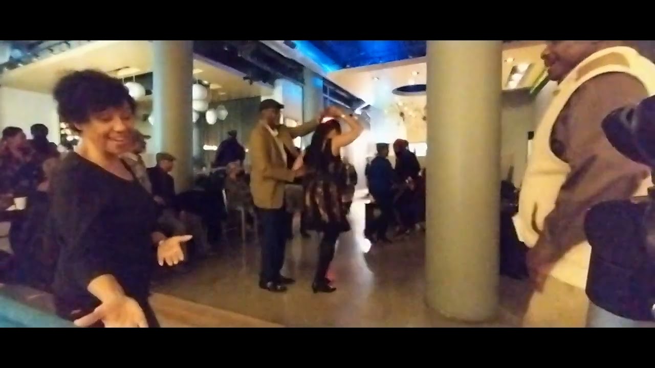 Chicago style Steppers at the ALoft hotel in Harlem NYC - YouTube