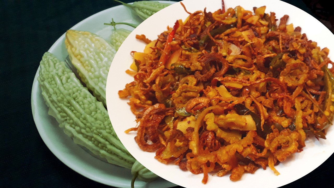 Bitter Gourd Recipe | A Very Tasty Bitter Gourd Fry Recipe | Pavakkai ...