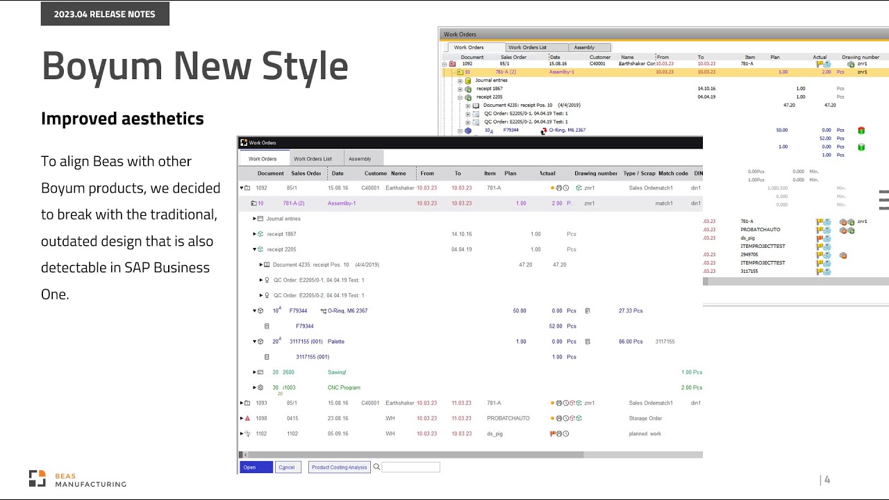 What's New in Beas Manufacturing 2023.04? - YouTube