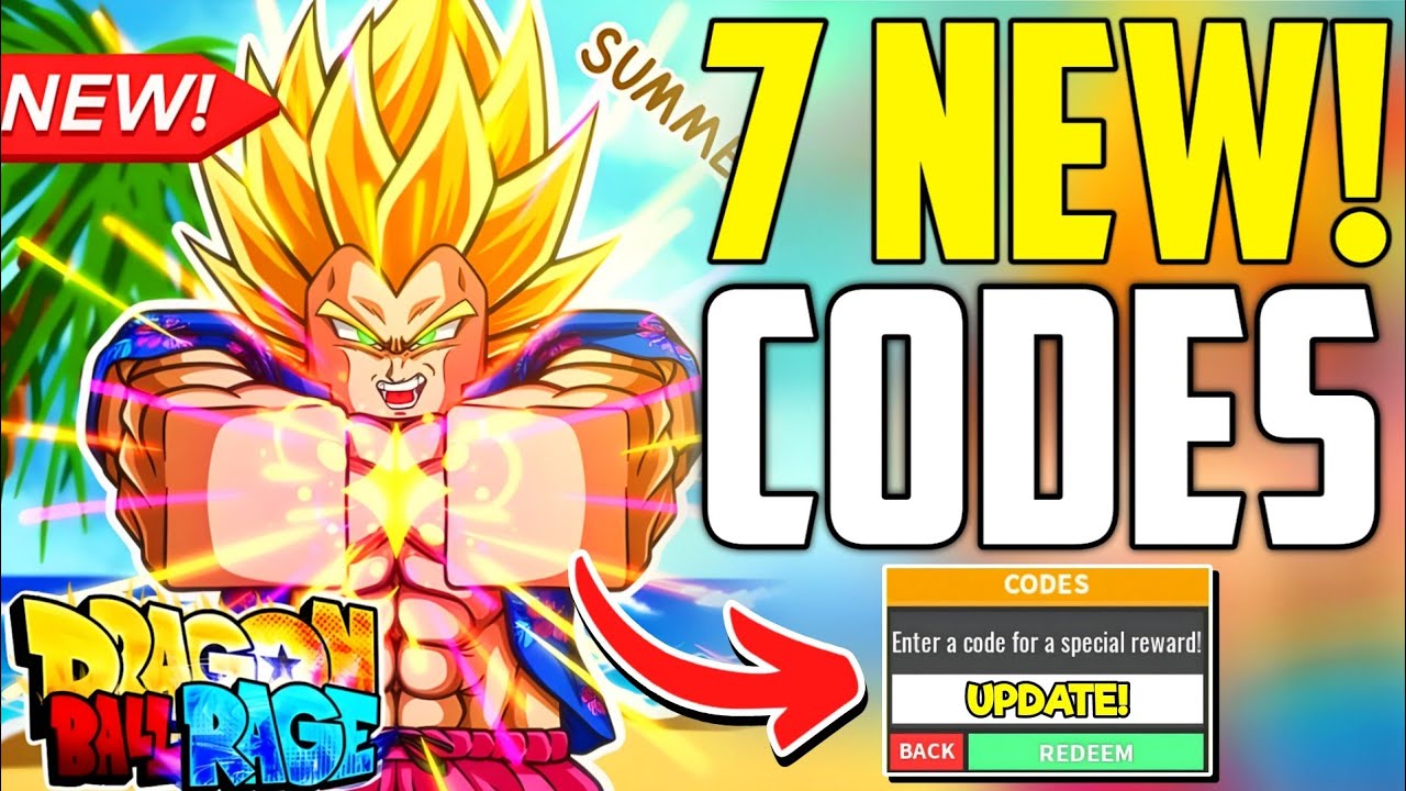 ⚠️SUMMER⚡UPDATE⚠️ DRAGON BALL RAGE CODE - DRAGON BALL RAGE CODES 2024 - ROBLOX DRAGON BALL RAGE ...