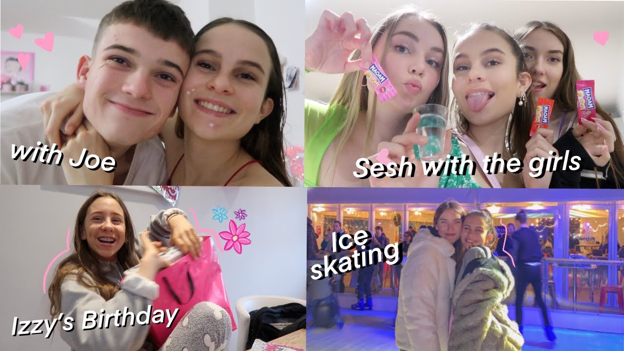 Messy night out, my sisters birthday and ice skating with my family ...