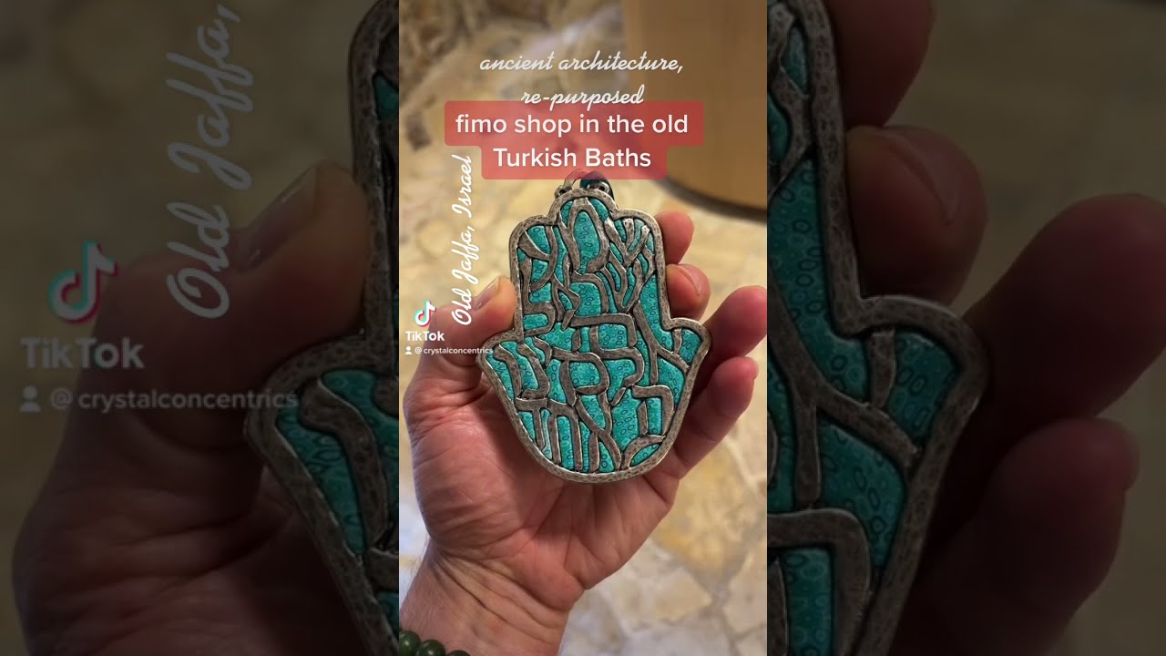 Fimo Shop in old Turkish Baths, Old Jaffa (Israel) - YouTube