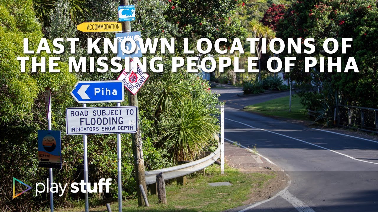 Mystery in Piha: The last known locations of the missing people of Piha ...