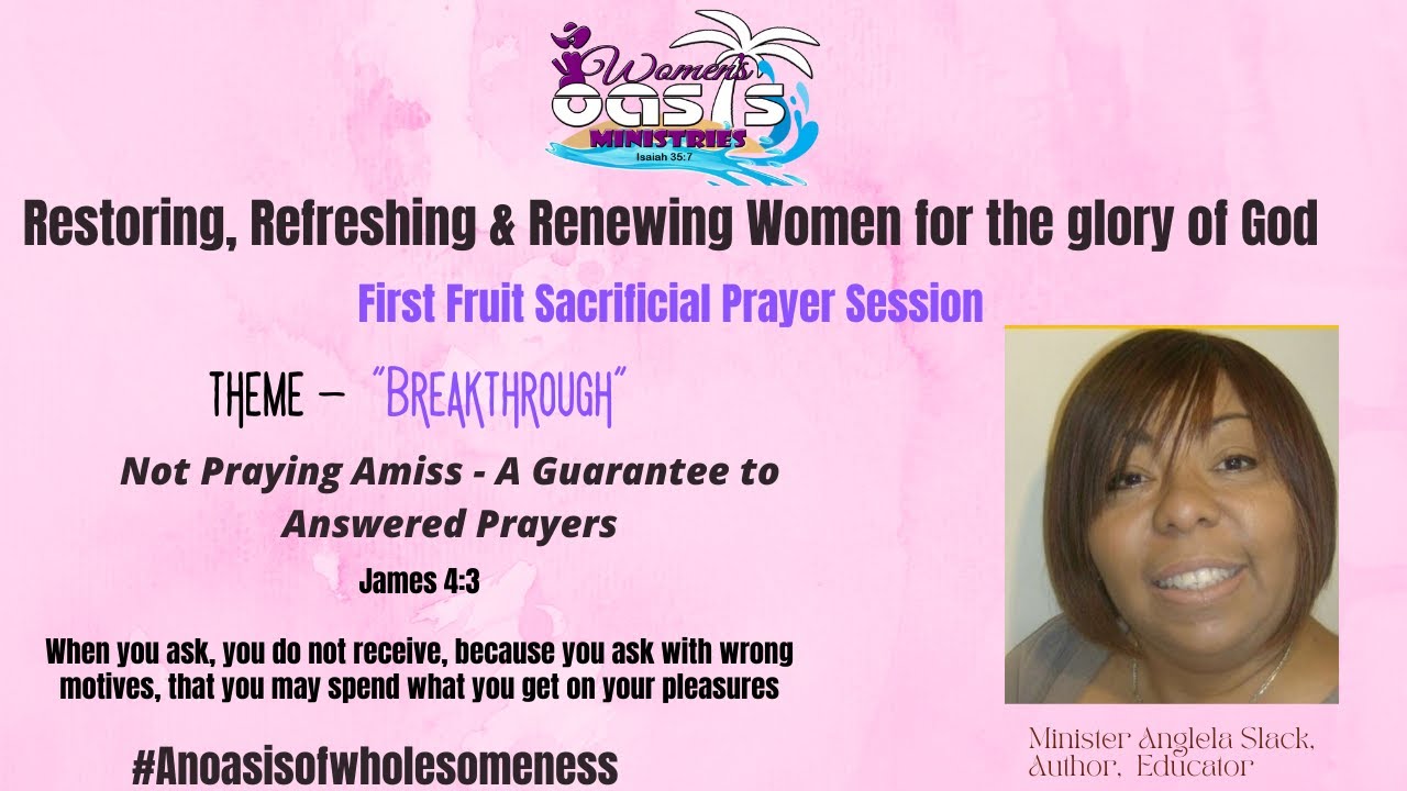Not Praying Amiss - A Guarantee to Answered Prayer - YouTube