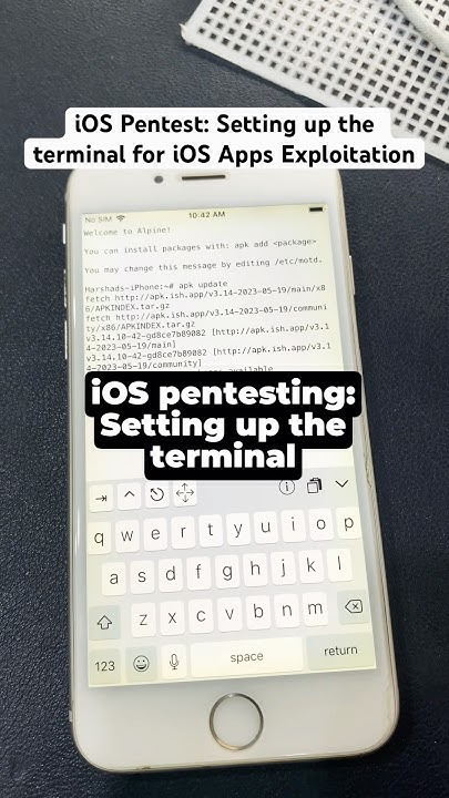 Ios Pentesting Setting Up The Terminal For Ios Apps Exploitation Iossecurity Cybersecurity