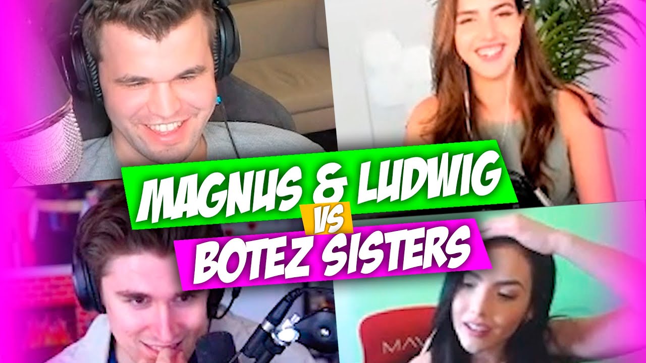 Magnus & Ludwig Team Sacrifices the Rook to Checkmate Botez Sisters ...