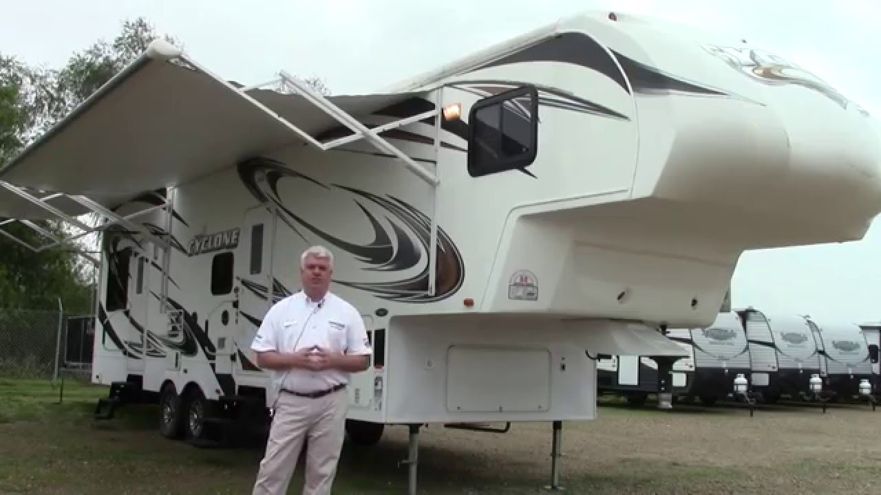 Preowned 2012 Heartland Cyclone 300C Fifth Wheel Toy Hauler RV ...
