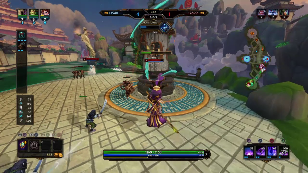 SMITE: Chibi Hades vs Chibi Zeus || Funny Insta surrender - YouTube